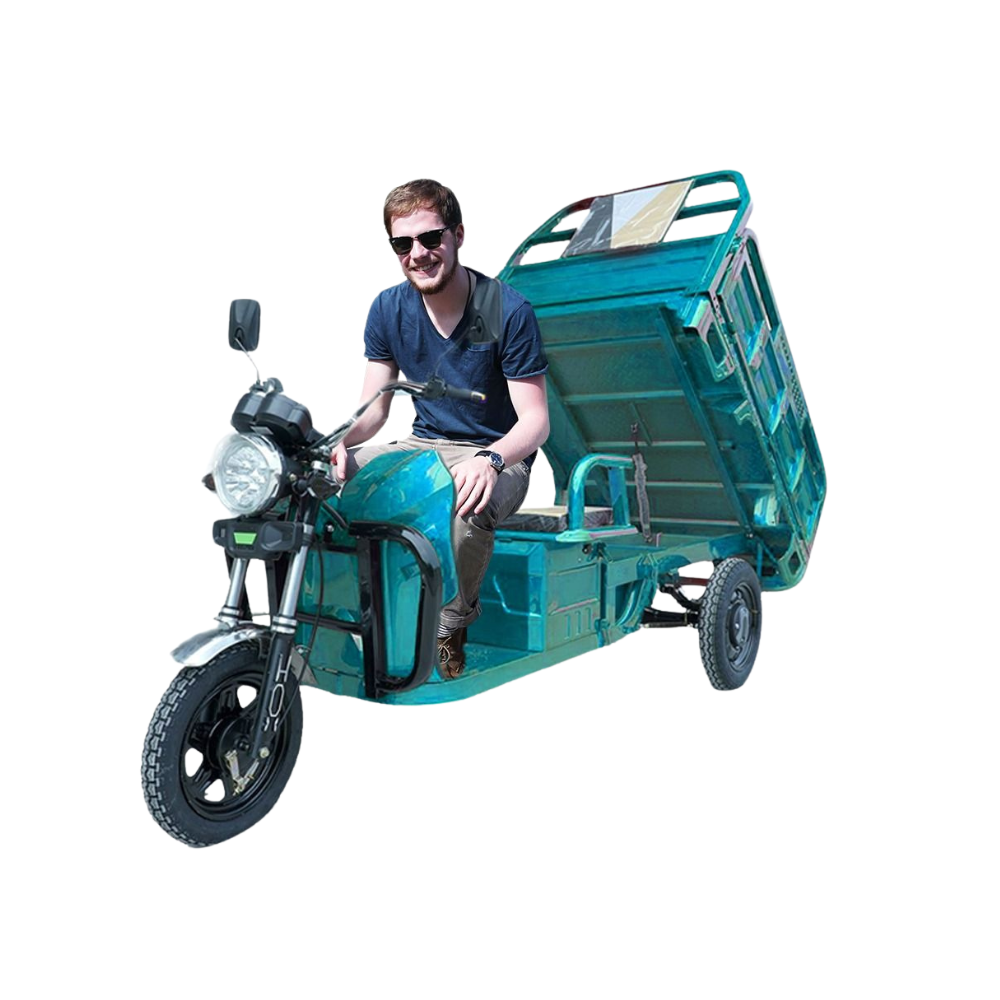 Heavy-Duty Electric Cargo Tricycle with 500KG Capacity - 1.6M Cargo Bi – GCC Motor