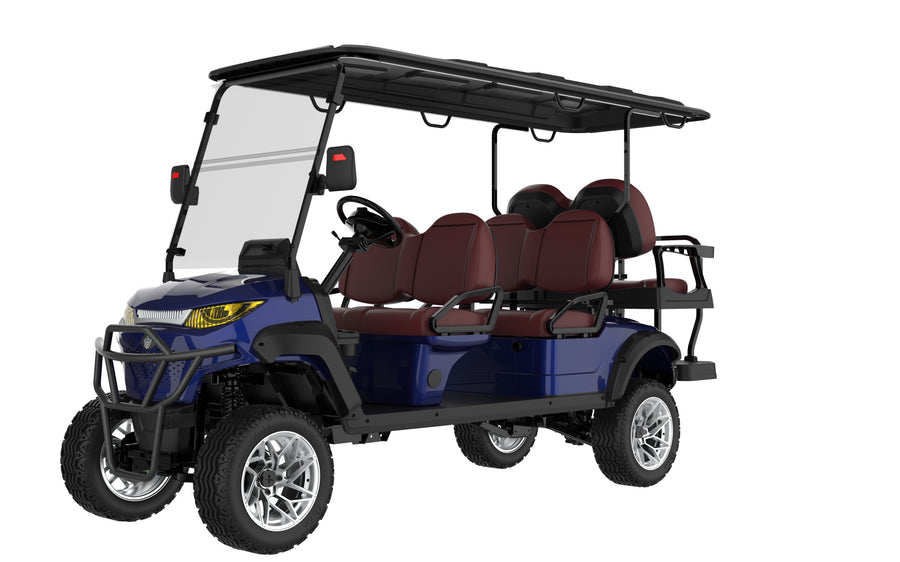 MXV4+2 Powerful, Stylish, and Eco-Friendly, 6-Seater Golf Cart – GCC Motor