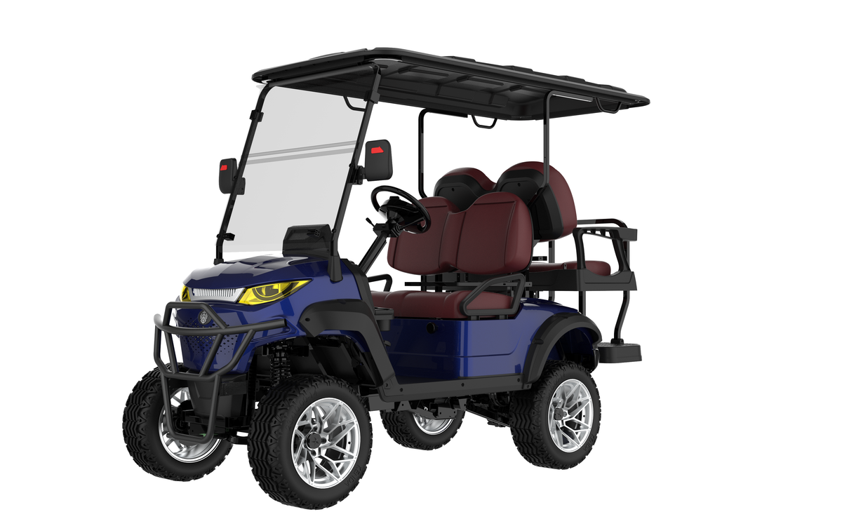 Sun Cart MXV2+2 Electric Golf Cart 48V/350A , range 80 Km – GCC Motor